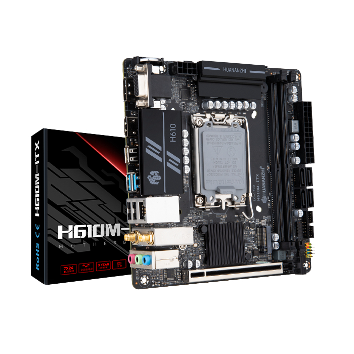 เมนบอร์ด LGA1700 HUANANZHI H610M-ITX | Shopee Thailand