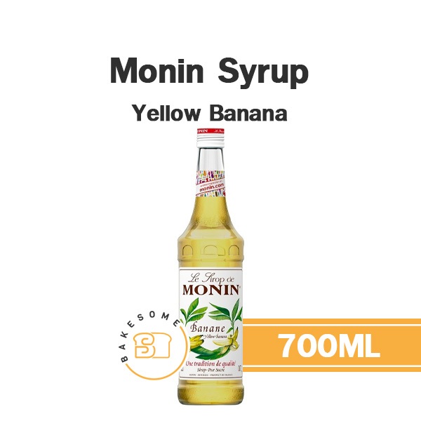 Monin Syrup Yellow Banana โมนิน ไซรัป กล้วย โมแนง ไซรัป น้ำเชื่อม โมนิน ...