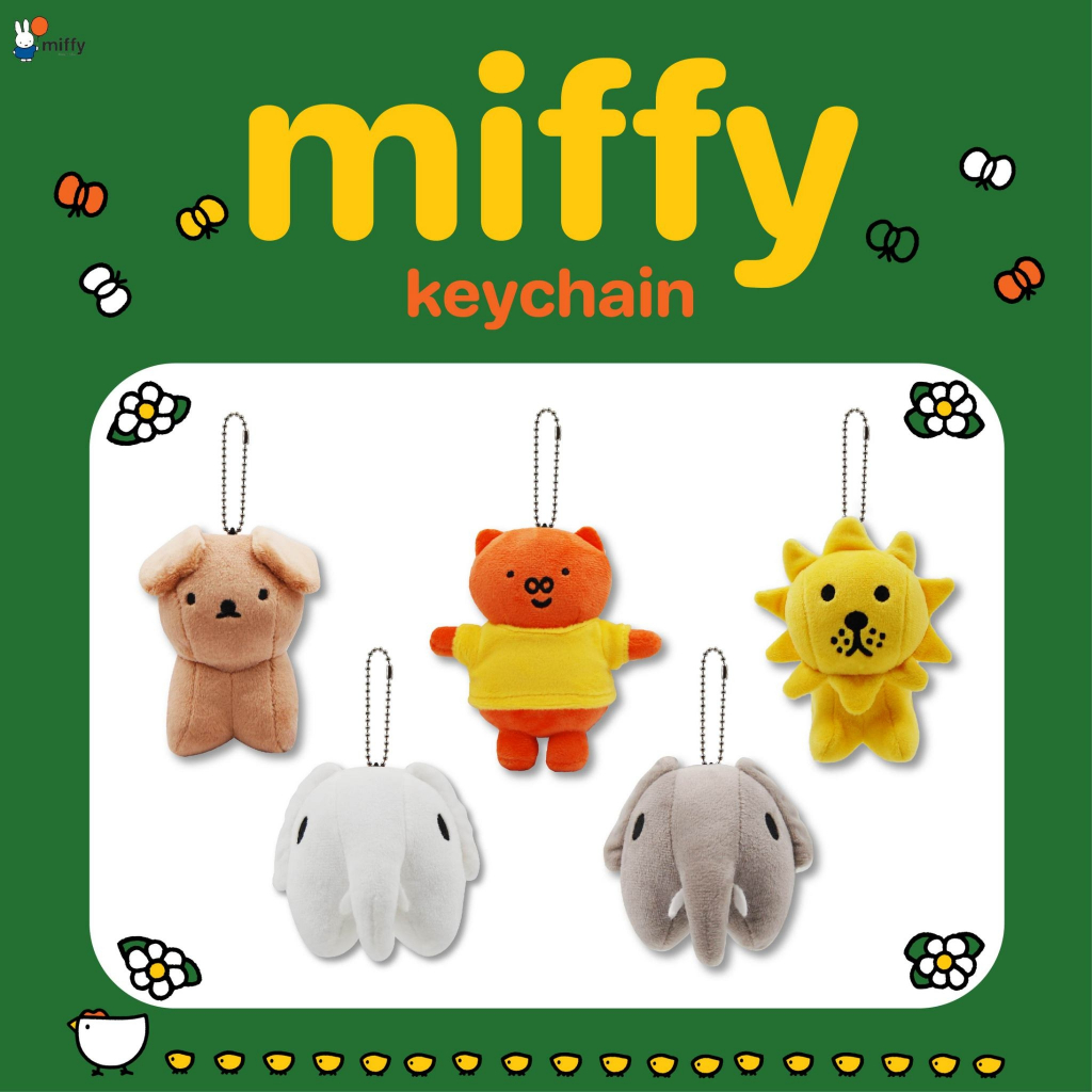 Miffy and The Gang Keychain. | Shopee Thailand