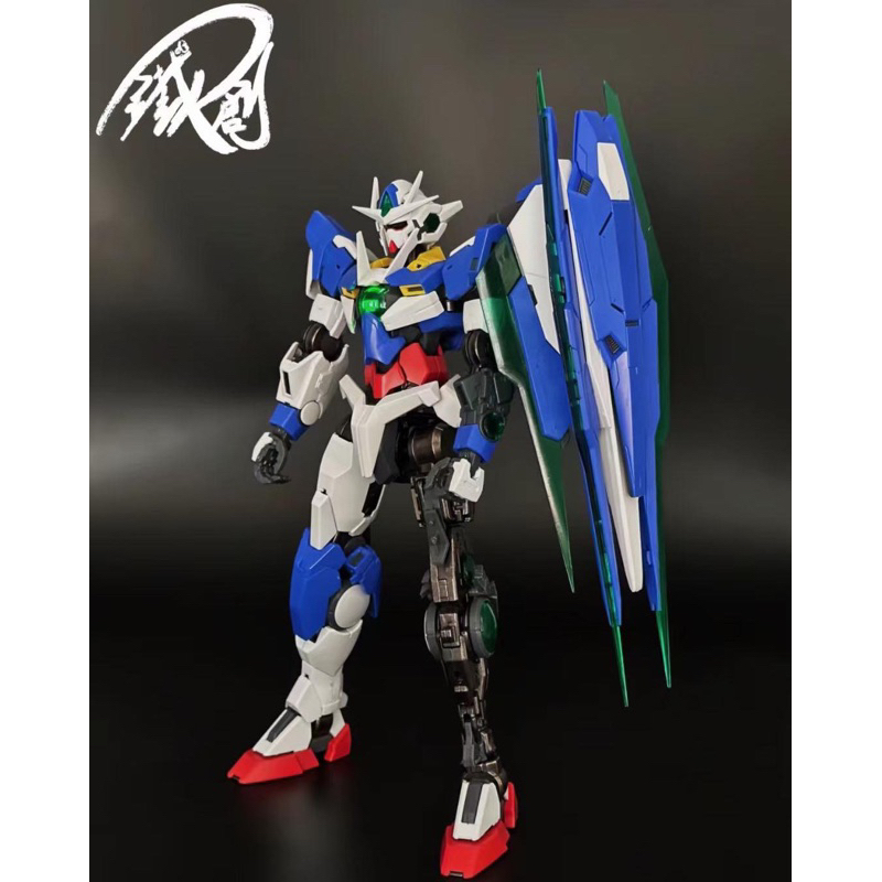 [Tie Chuang Model: โมจีน] 1/100 Skeleton Alloy MG Exia + LED GN Drive ...