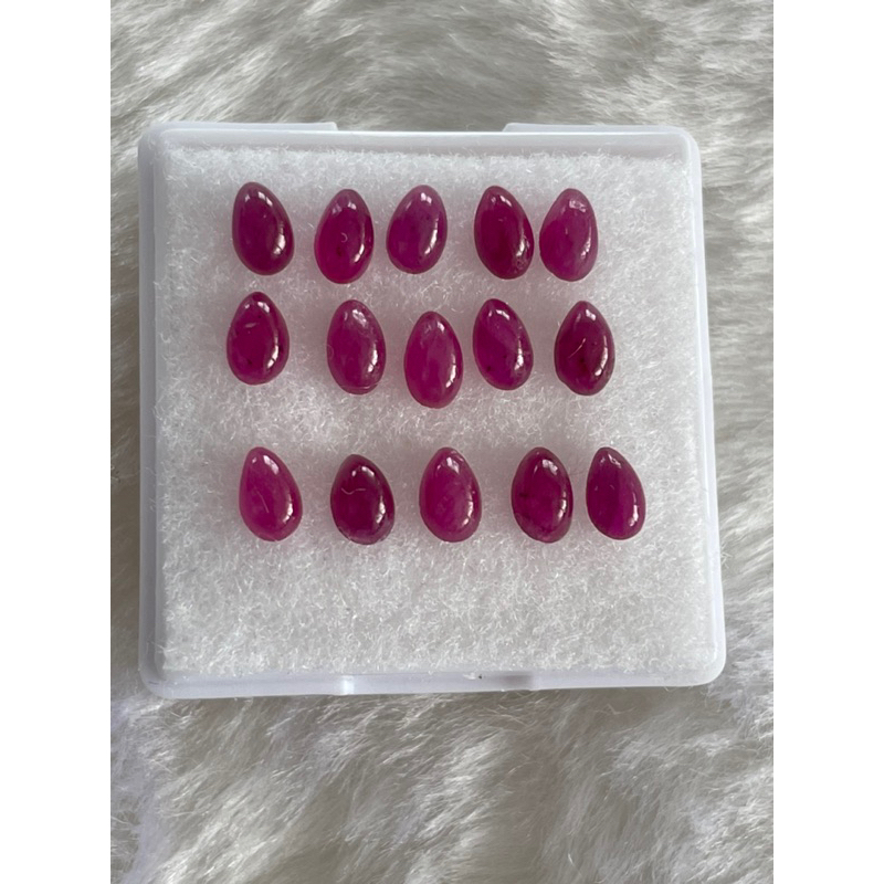 ทับทิมไม่เผาหยดน้ำ 5×3มิล ต่อเม็ด ( natural Ruby ) | Shopee Thailand