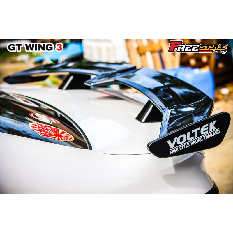 ⚡️ส่งโคตรด่วน⚡️GT WING 3นิ้ว ติดได้ทั้ง 4 และ 5 ประตู ใช้กาวติดตั้ง สวย ...