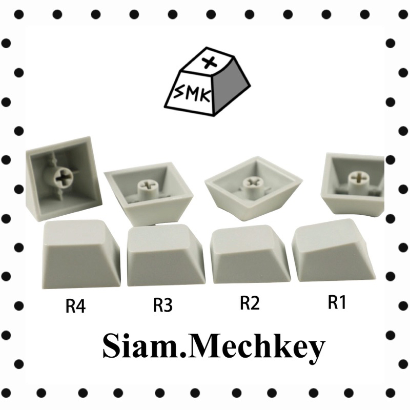 พร้อมส่ง ของแท้ Cherry profile R1 R2 R3 R4 คีย์แคป 9 สี วัสดุ PBT ...