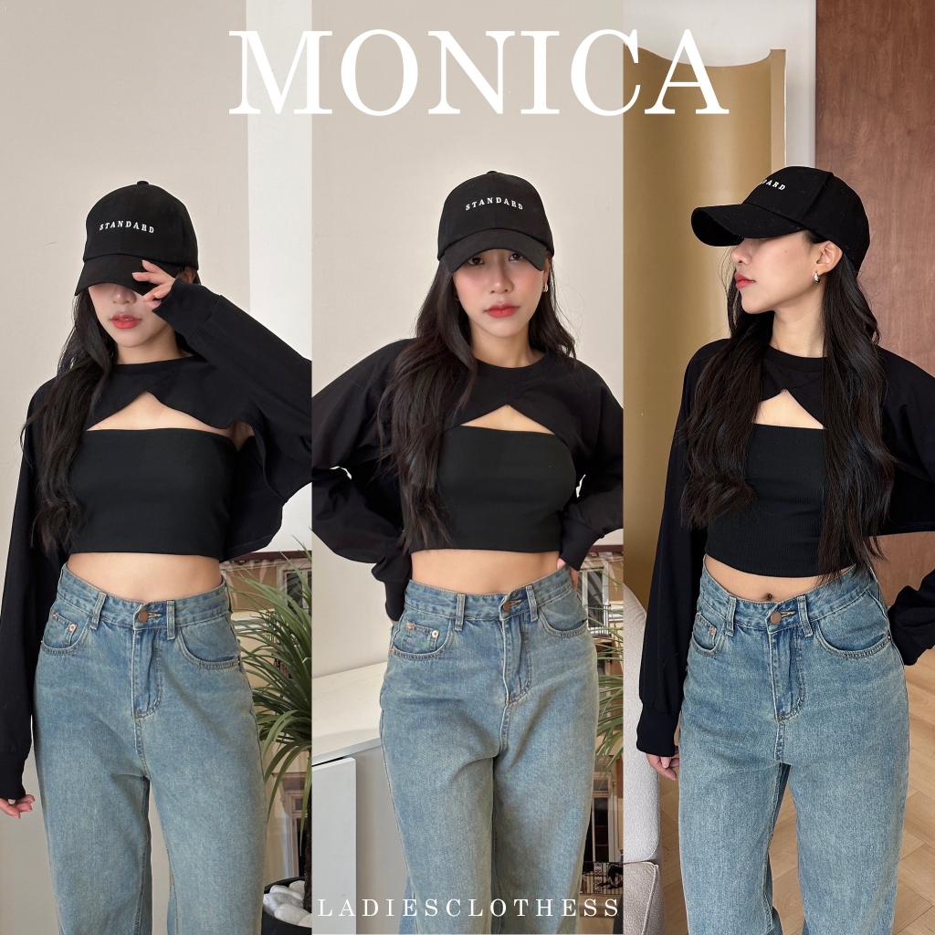 LADIESCLOTHESS #LC293 MONICA SET ชุดเซ็ท เสื้อแขนยาว เสื้อกันหนาว ...