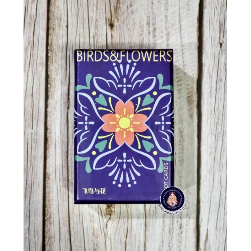 Birds And Flowers Tarot ไพ่ยิปซีกันน้ำขนาดพกพา ไพ่ยิปซี ไพ่ทาโร่ต์ ไพ่ ...