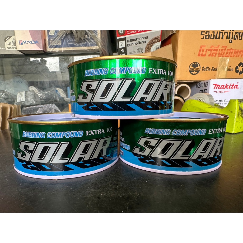 ยาขัดลบรอย ยาขัดละเอียด ยาขัดโปลียูรีเทน SOLAR EXTRA - 100 ขนาด 500 g ขัดลบรอยขนแมว | Shopee ...