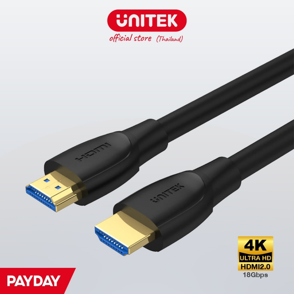 [รับประกันสินค้า 2 ปี] UNITEK สาย HDMI2.0 4K 60Hz Extra Long มีความยาวให้เลือกตั้งแต่ 5-20M ...