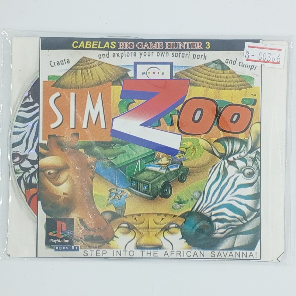 [00306] SIMULATION ZOO (JP) แผ่นเกมก็อปปี้ PS1 แผ่นเกมปั๊มโรงงาน มือสอง ...