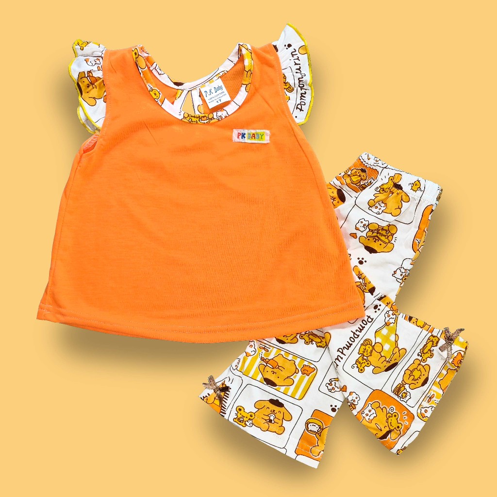 ชุดเด็กผู้หญิง มี2ไซส์ ไซส์ 1T (6 เดือน-1ปี /4-10Kg.) 2T(1-2ปี/9-13 Kg.) | Shopee Thailand