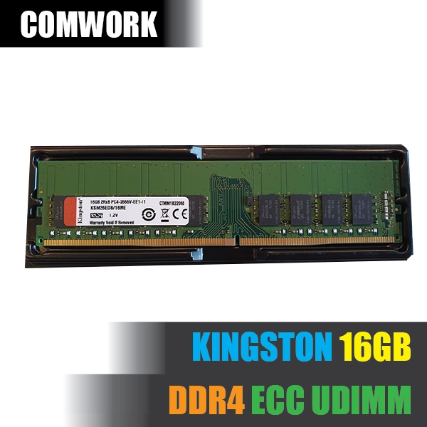แรม KINGSTON 16GB DDR4 ECC UDIMM UNBUFFERED SERVER RAM MEMORY PC4 X99 C612 WORKSTATION SERVER ...