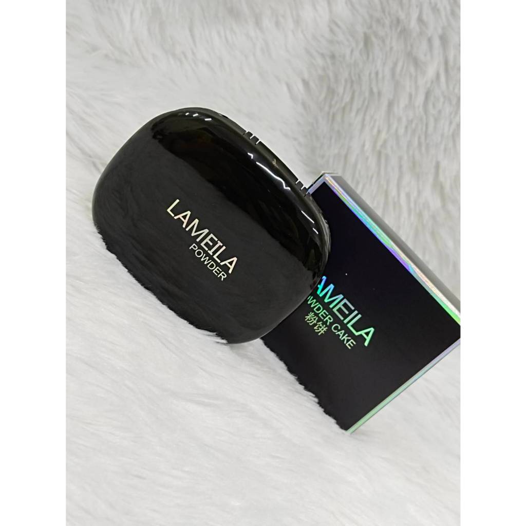 Lameila แป้งพัฟ อัดแข็งสองชั้น เนื้อแมทผสมรองพื้น คุมมัน ขนาด 20 กรัม ...