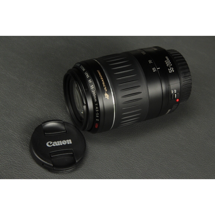 CANON EF 55-200 mm. F 4.5-5.6 USM ll เลนส์ซูมกำลังขยาย ภาพคมสวย ซูมไกล ผิวใหม่ สภาพ 95% รับ ...