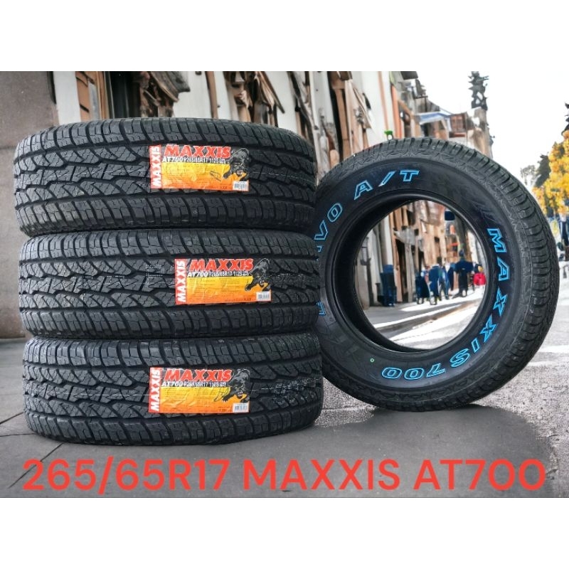 ยางMAXXIS 265/65/17 AT700 ตัวหนังสือสีขาวแข็งเกร่งวิ่งได้ทั้งทางลาดยางและลูกรัง ราคาต่อ1เส้น ...
