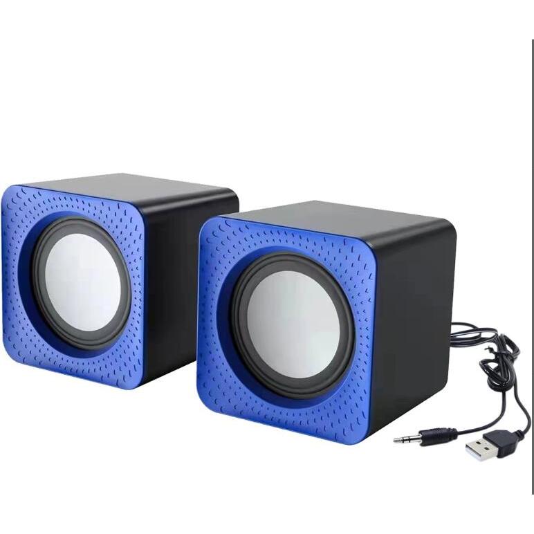 【HIFI】ลำโพงคอมพิวเตอร์ USB แบบมีสาย ลำโพงสเตอริโอ 9D สำหรับเล่นเกม เบส ...