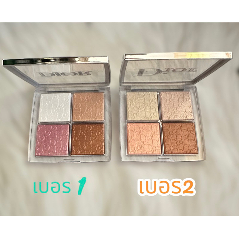 Dior Backstage Glow Face Palette Highlighter & Blush #001#002 ผลิต9/23 | Shopee Thailand