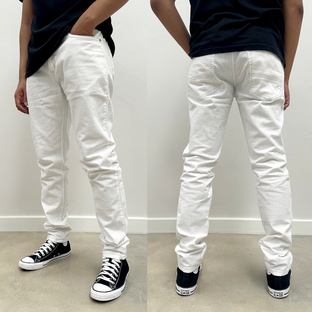 Henry Como กางเกงขายาวผู้ชายทรงสกินนี่ | Shopee Thailand