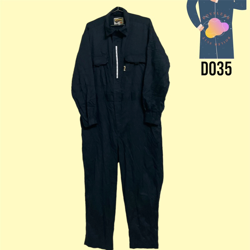 HIGHPARM #D035 / 145 size: 2L ชุดหมี ชุดช่าง ชุดหมีมือสอง ชุดช่างมือสอง | Shopee Thailand