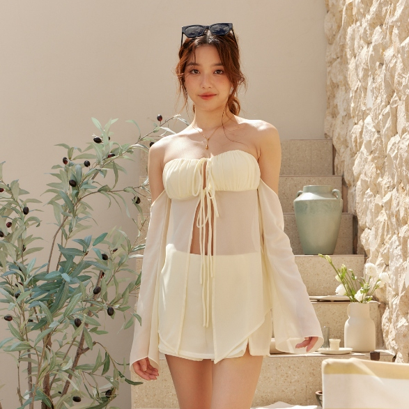 LAMUNE.STUDIO #sora top (เสื้อ) | Shopee Thailand