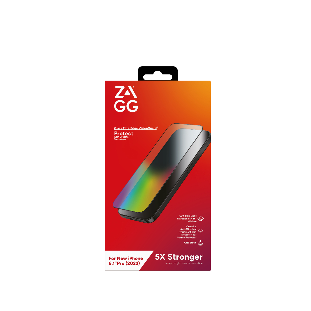 Zagg Glass Plus Vision Guard ฟิล์มกระจก สำหรับ 15 Pro/15 Pro Max – สี ...