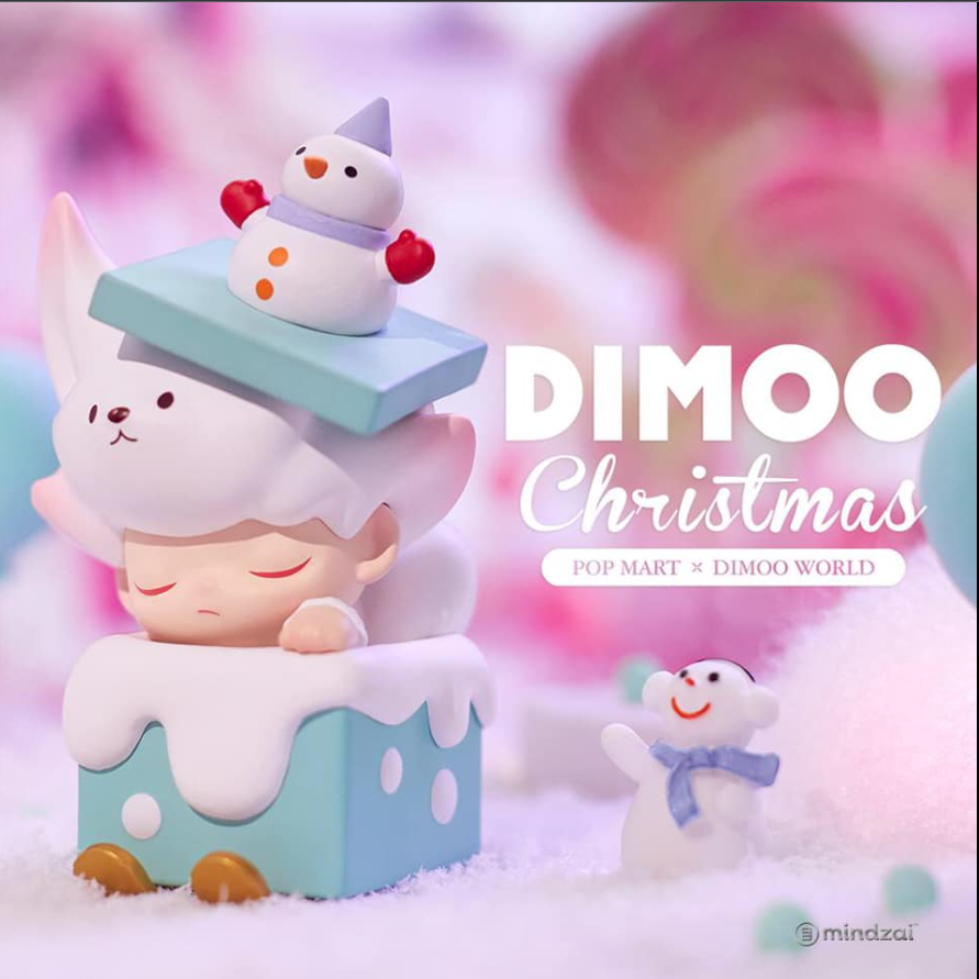 โมเดล Dimoo Christmas 2020 (ฟ้า) | Shopee Thailand