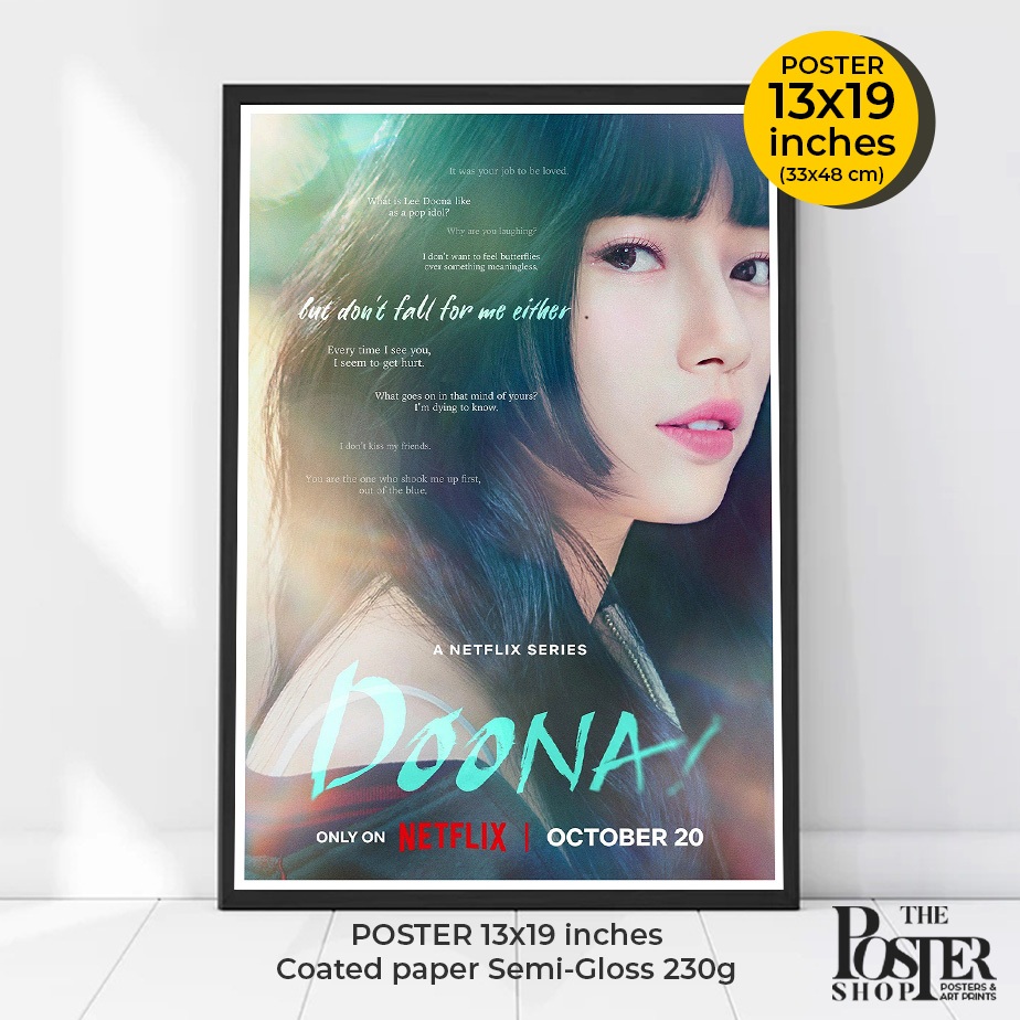 Doona! Poster แสดงโดย Bae Suzy and Yang Se-jong ภาพขนาด 13x19 นิ้ว | Shopee Thailand