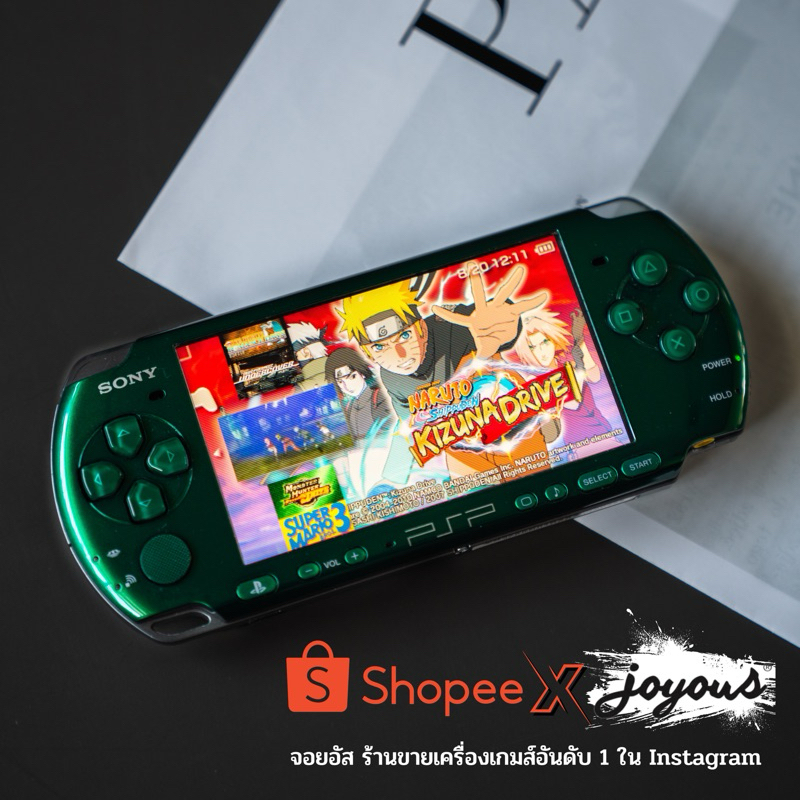 PSP3000 สี Emerald Green มือ2 อุปกรณ์ครบชุดพร้อมเล่น | Shopee Thailand