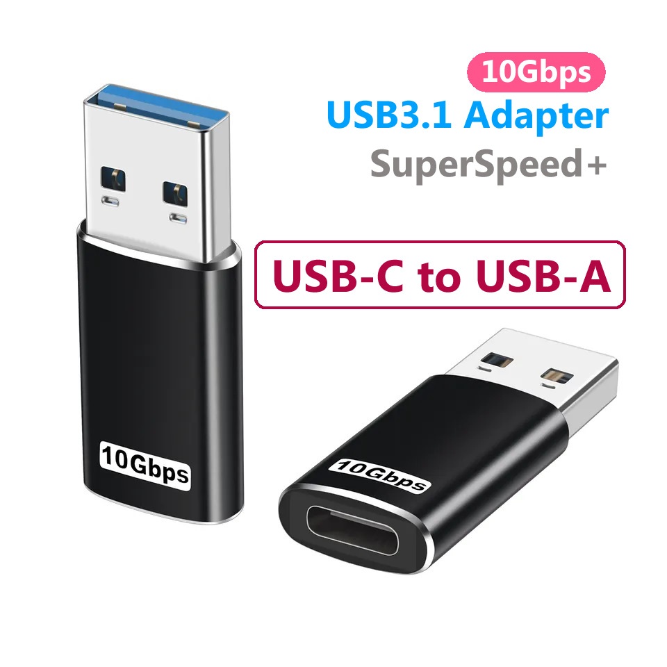 [10Gbps] หัวแปลง Type C เป็น USB-A 3.1 SuperSpeed Plus, อะแดปเตอร์ Type ...
