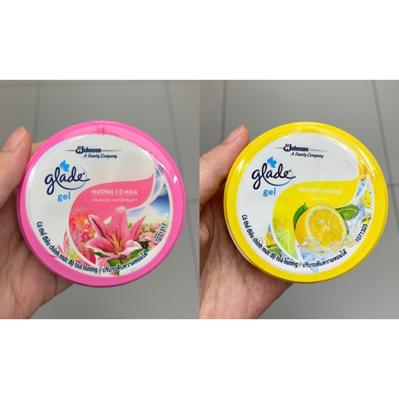 เจลหอมปรับอากาศ Glade gel Mini กลิ่น Floral / Lemon ขนาด 70g ตรา เกลด ...