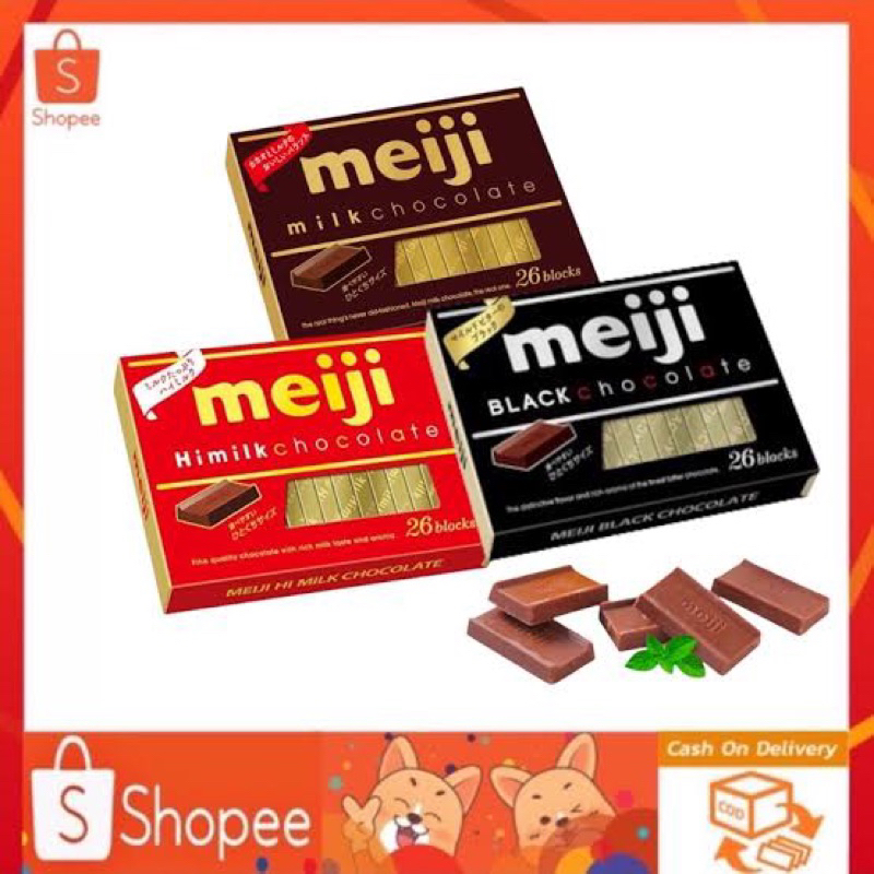 Meji chocolate 120g. himilk chocolate /milk chocolate / black chocolate ...