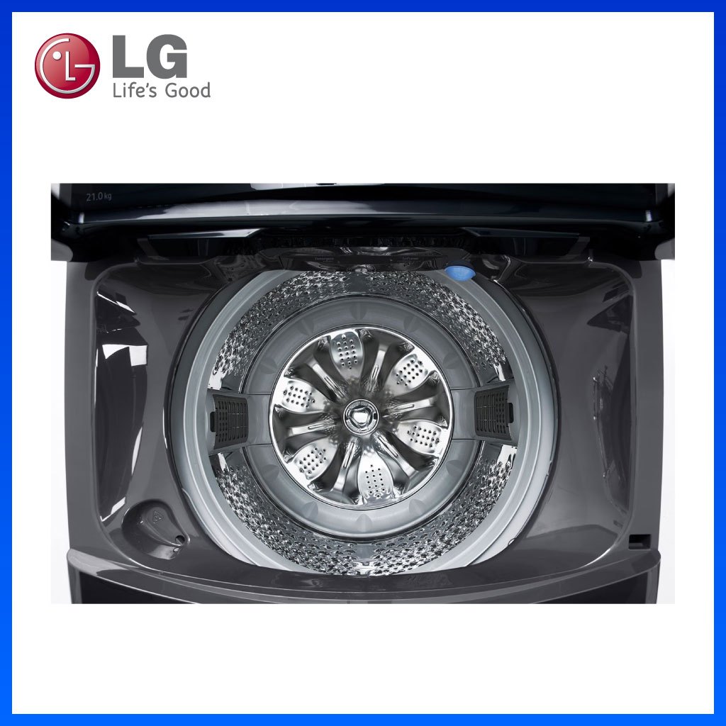LG เครื่องซักผ้าฝาบน ความจุ 21 กก. Inverter Direct Drive มาพร้อม Smart ...