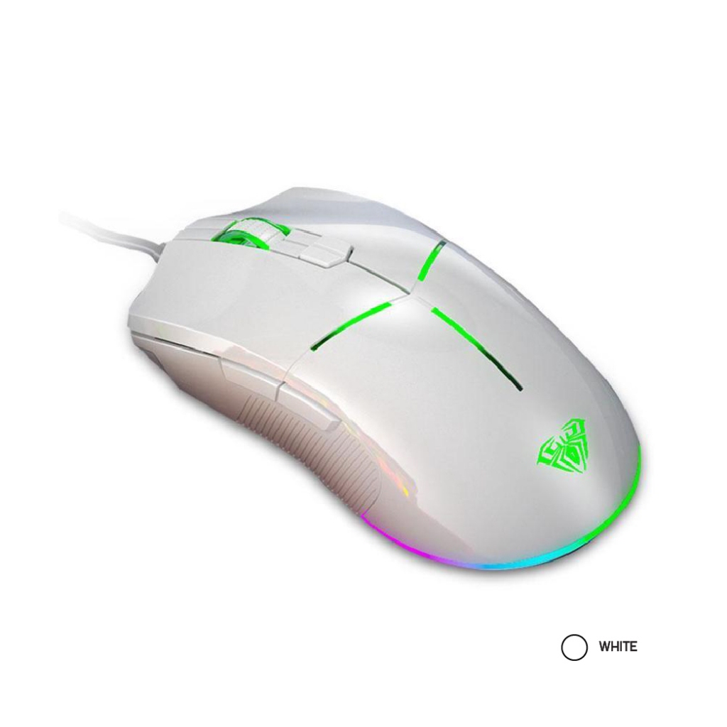 MOUSE AULA (F830) BLACK/WHITE | Shopee Thailand