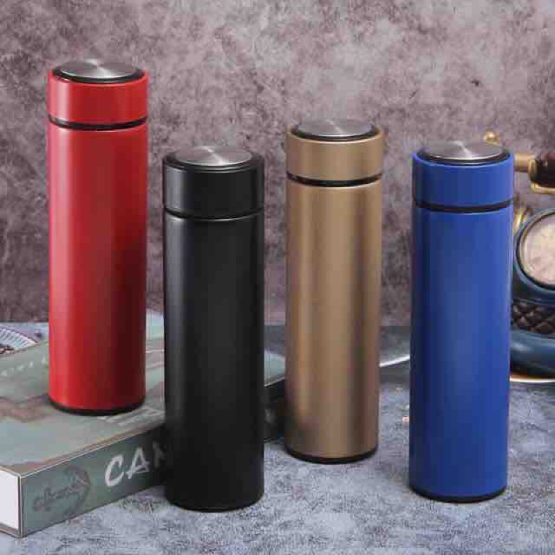 Screw cap tea strainer water bottle กระบอกน้ำกรองชาฝาเกลียว | Shopee ...