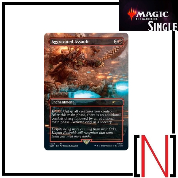 [MTG][Single][SLD] Aggravated Assault ระดับ Rare [ภาษาอังกฤษ] | Shopee ...