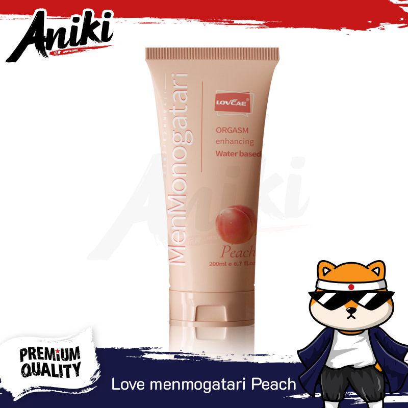 Lovcae menmonogatari peach เจลหล่อลื่นสูตรน้ำ เนื้อเจลใส แห้งช้า กลิ่นพ ...
