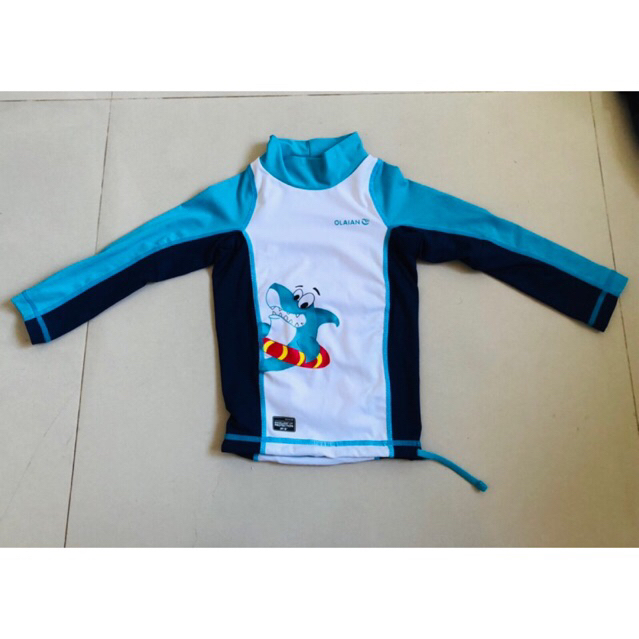 Nabaiji เสื้อว่ายน้ำเด็กกัน uv (มือสอง) | Shopee Thailand