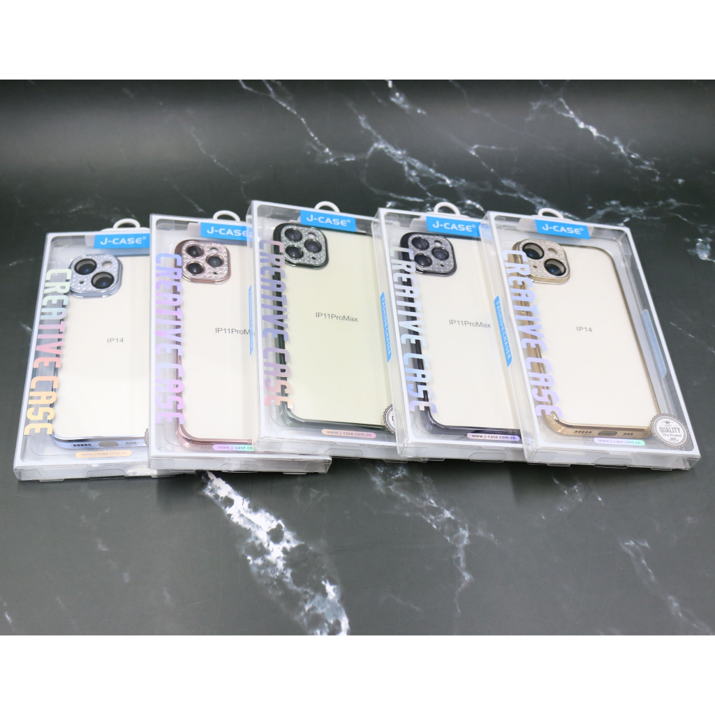 เคสไอโฟน 14 / 13 / 12 / 11 Case ยี่ห้อ J CASE Star Diamond ลายเพชร หลัง ...