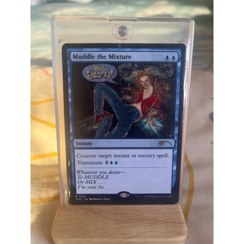 การ์ด MTG Muddle the Mixture Blue Magic the gathering EDH รุ่น Secret ...