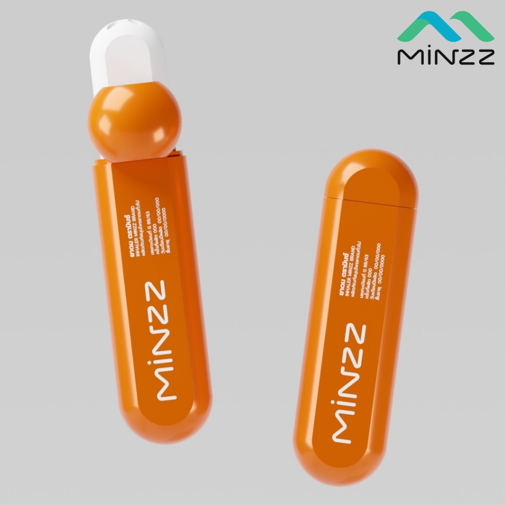 ยาดม MINZZ มินซ์ สีส้ม SUNLIT TOPAZ กลิ่นดอกไม้ หอมชื่นใจ ชนิดพกพา | Shopee Thailand