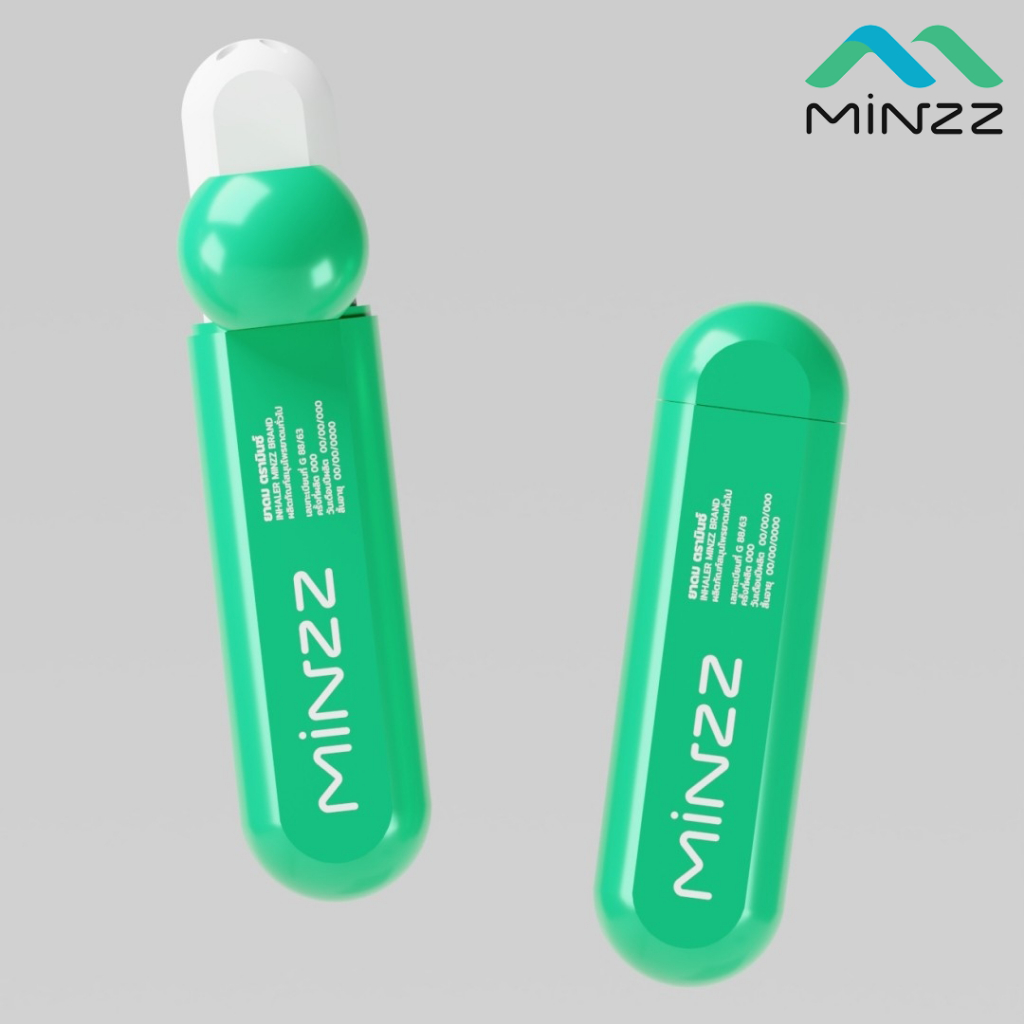 ยาดม MINZZ มินซ์ สีเขียว Minzz กลิ่นดอกไม้ หอมชื่นใจ ชนิดพกพา | Shopee ...