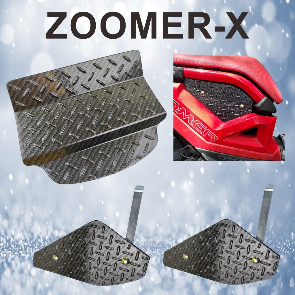 อุปกรณ์แต่ง จักรยานยนต์ ZOOMER X ตะแกรงใต้เบาะ ซูมเมอร์เอ็ก แผ่นวางเท้า ...