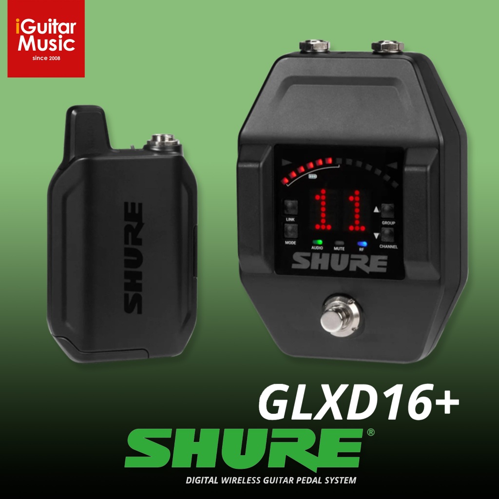 SHURE GLXD16+ Guitar Pedal Wireless System | Shopee Thailand