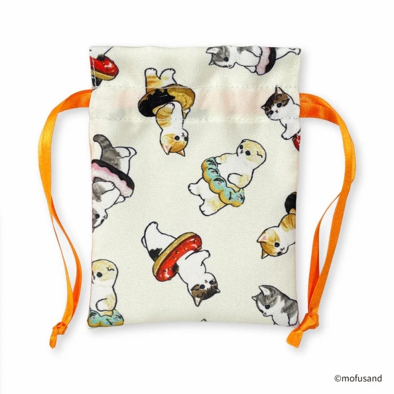 ถุงผ้าหูรูด ขนาดเล็ก mofusand ขนาด: ประมาณ สูง 120 x กว้าง 90 มม. | Shopee Thailand