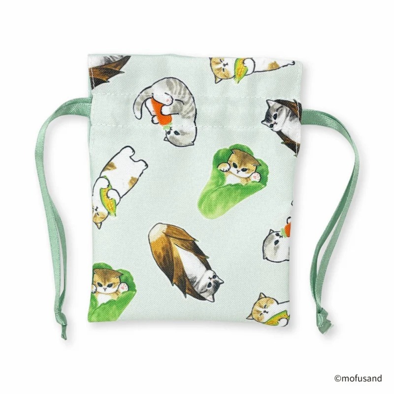 ถุงผ้าหูรูด ขนาดเล็ก mofusand ขนาด: ประมาณ สูง 120 x กว้าง 90 มม. | Shopee Thailand