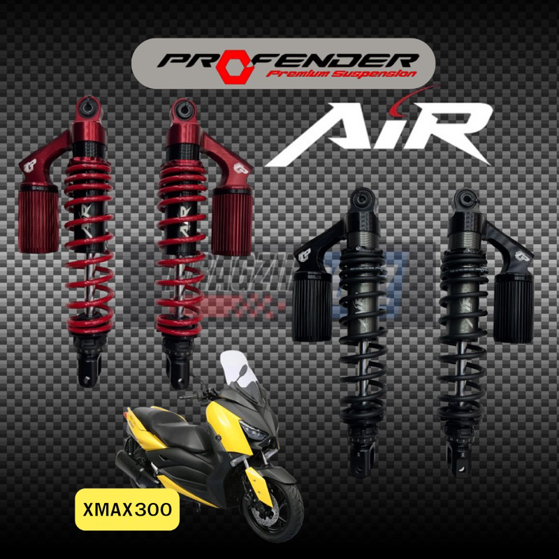โช๊ค Profender รุ่นAir Series แท้ใส่ xmax 300(2017-2023)เลือกสีได้ ความ ...