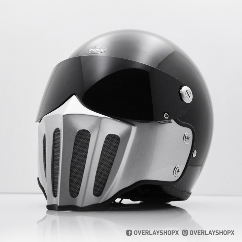 หมวกกันน็อคทรงสลิม OVERLAY MAD MAX (FULLFACE HELMET) หมวกเต็มใบ ทรงวิน ...