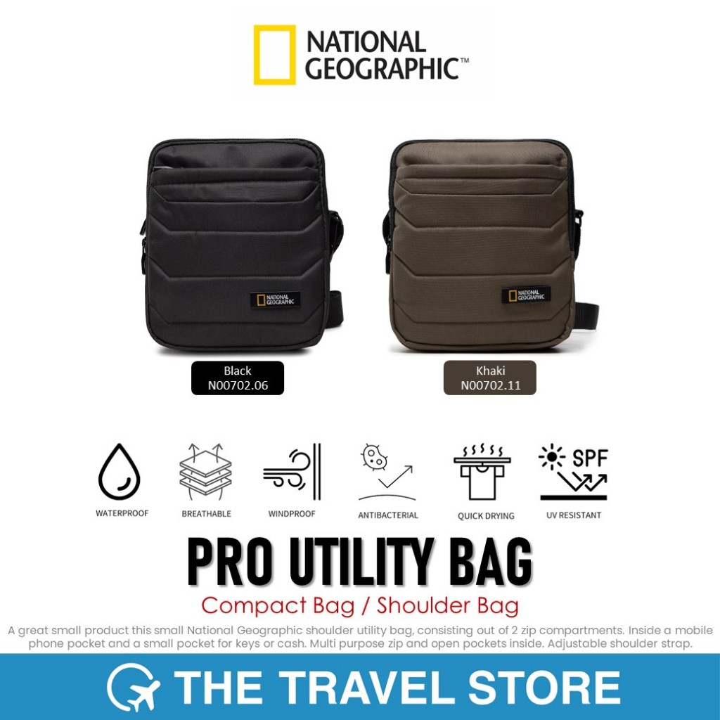 NATIONAL GEOGRAPHIC PRO Utility Bag (N00702) กระเป๋าสะพายข้าง อเนกประสงค์ | Shopee Thailand