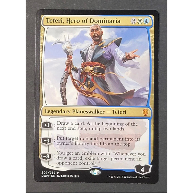 การ์ด MTG Teferi, Hero of Dominaria Multi Magic the gathering EDH รุ่น ...