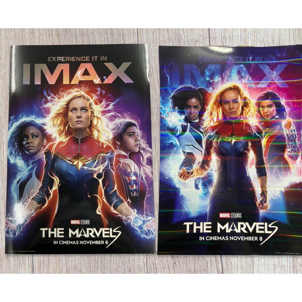 โปสเตอร์ The Marvels เดอะ มาร์เวลส์จาก Major Cineplex IMAX Poster The ...
