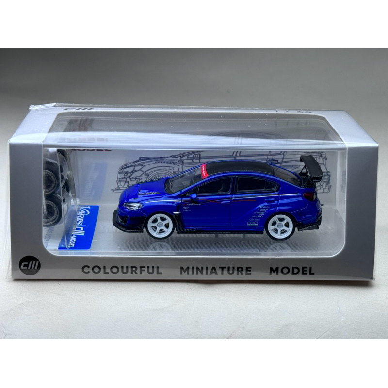 🔹Subaru WRX STI Wide body Kit Varis Scale 1:64 ยี่ห้อ CM model | Shopee ...