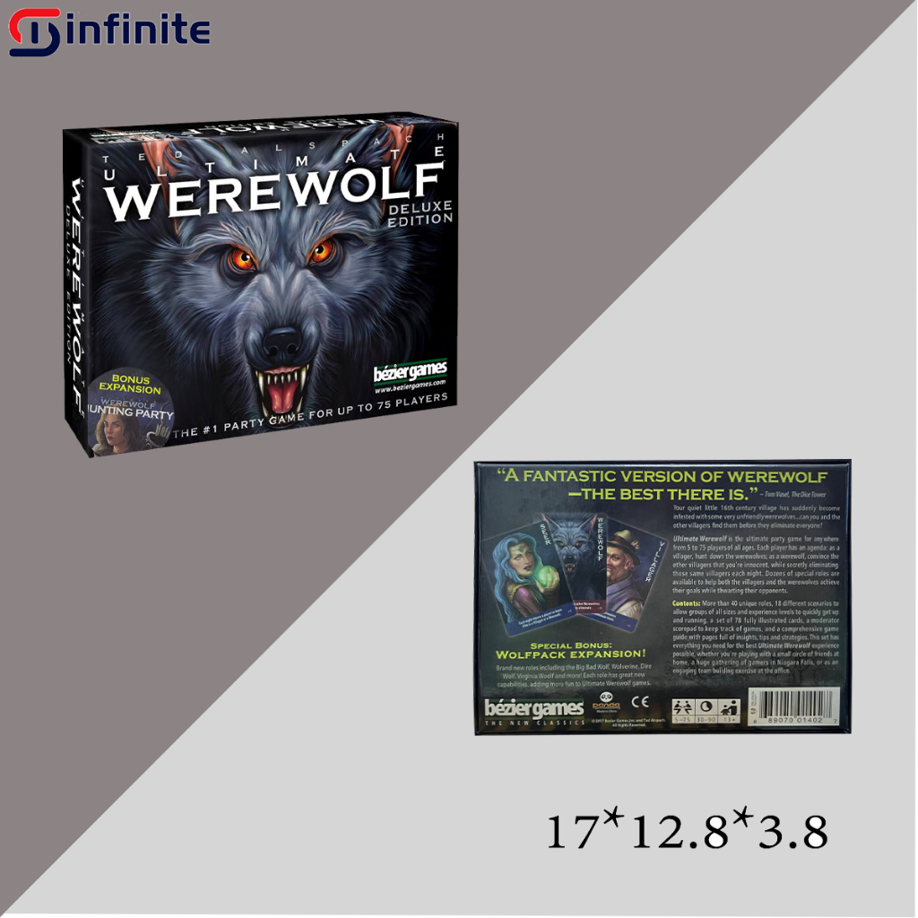 เวอร์ชั่นภาษาไทย Ultimate Werewolf Deluxe Edition Board Game เกมการ์ด ...